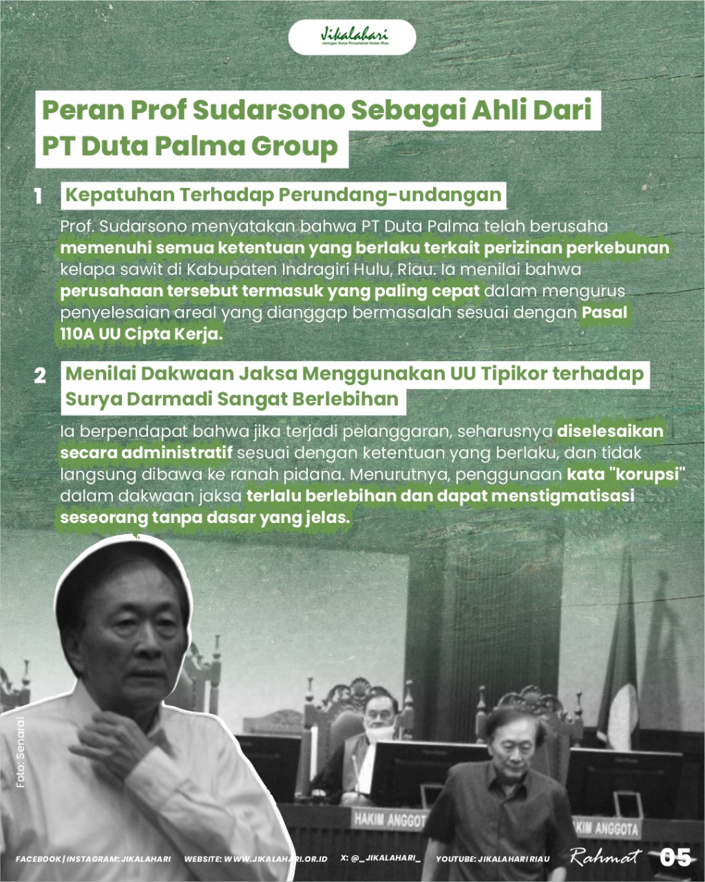 Guru Besar IPB Sudarsono Kritik Kejagung: Pantas Saja, Ia Kerap Jadi ...