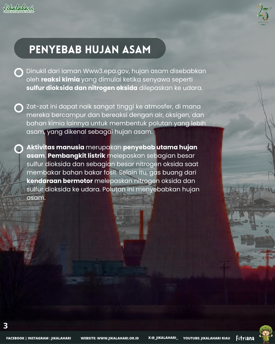 Waspada Hujan Asam dan Bahayanya Bagi Kesehatan – Jikalahari